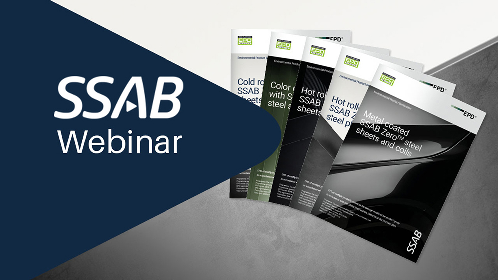SSAB Zero™ EPD’leri hakkında ücretsiz Webinar! – Taşıyanlar Dergisi